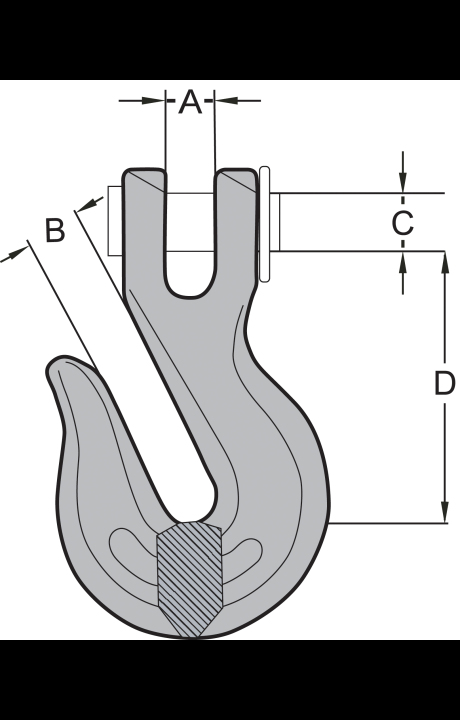 Peerless | Transport (T80) Clevis Grab Hook - Import