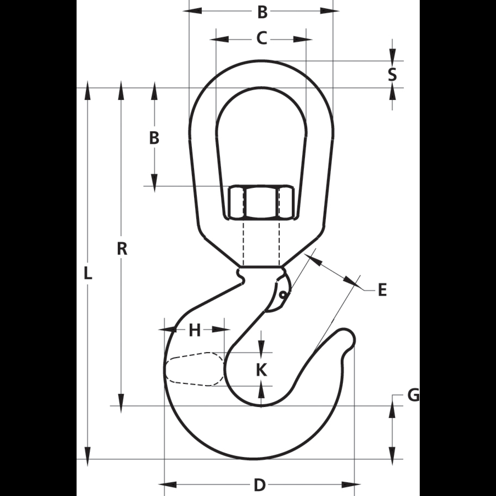Peerless | 316 Stainless Steel Swivel Hooks